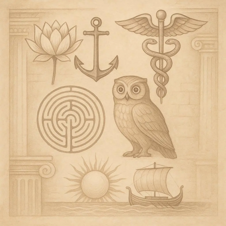 Símbolos do Estoicismo - Sábio Estóico